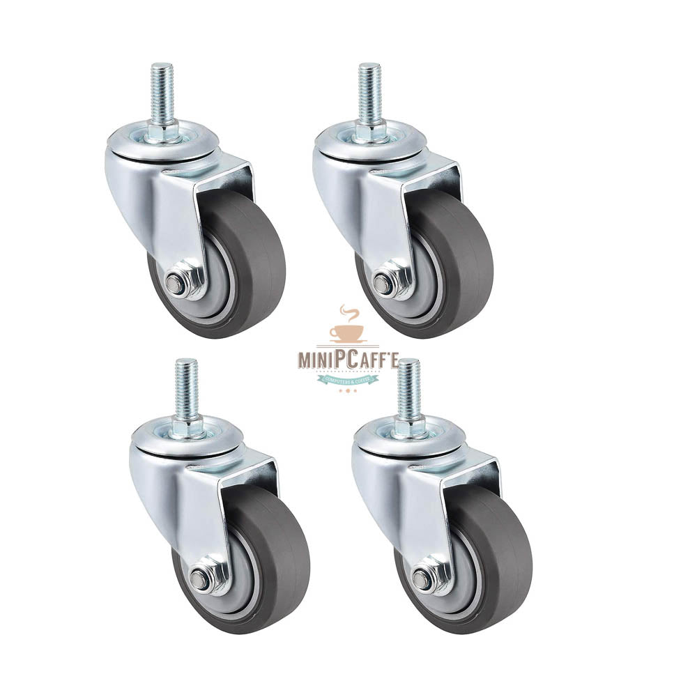 4 Caster Wheels for Musso Club Zara Ice Cream Machine – MiniPCaffe.com