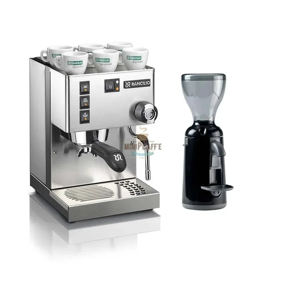 Rancilio Silvia V6 with Nuova Simonelli Grinta Grinder – MiniPCaffe.com